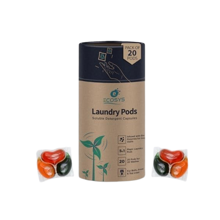 Ecosys 5-in-1 Dissolvable Magic Laundry Pods for 20 washes – Detergent Shop